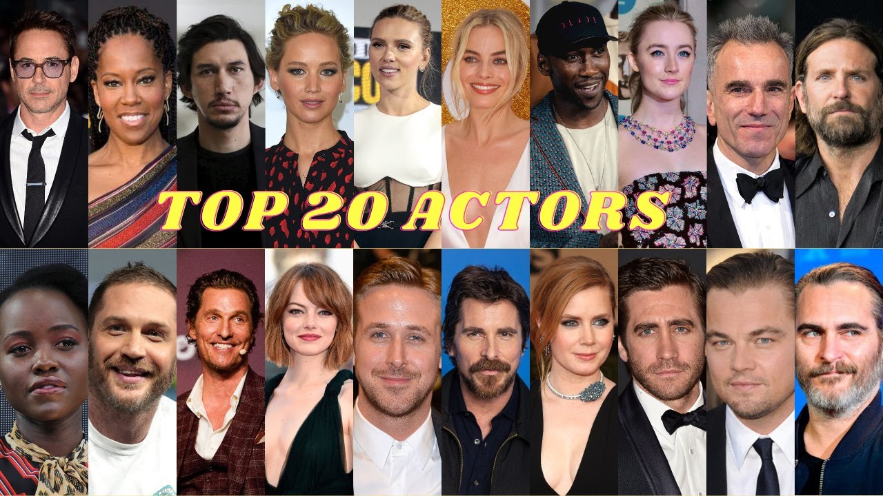 The Top 20 Actors In The world, Based on their talent, Popularity, And ...