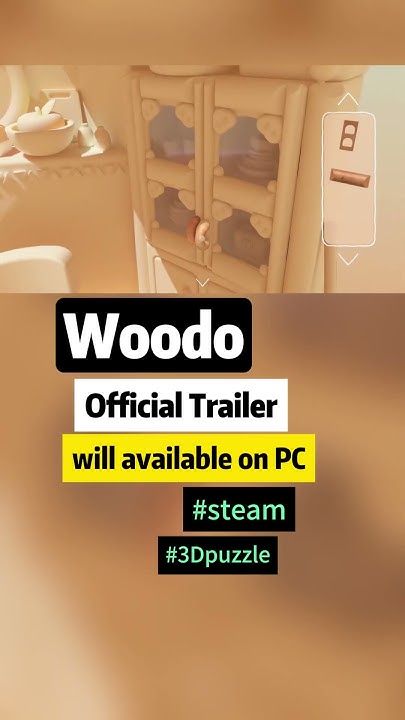 Woodo - trailer 3D puzzle, will be available on PC #woodo #3dpuzzle #puzzle #game #gameplay ...