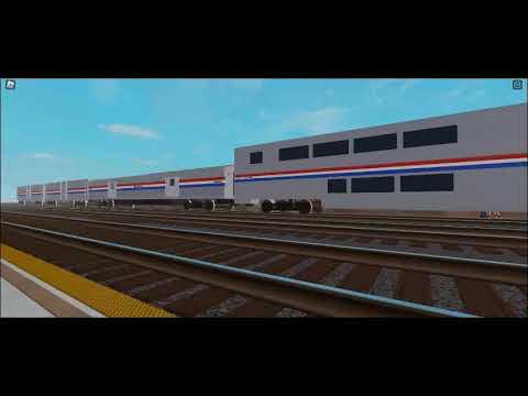 ROBLOX Railfanning at Riverside, IL S31E65: Amtrak California Zephyr - YouTube