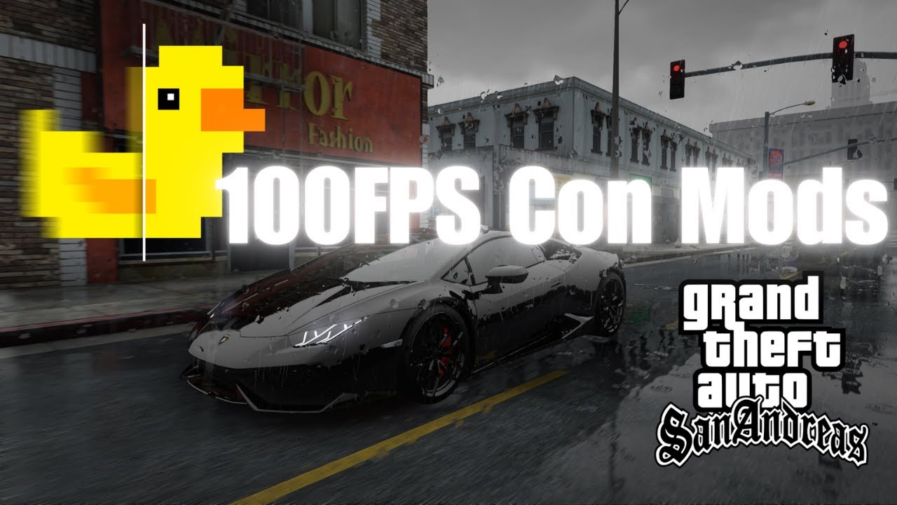 ASI LOGRE 100 FPS EN GTA SAN ANDREAS [CON MODS] *Lossless Scaling ...