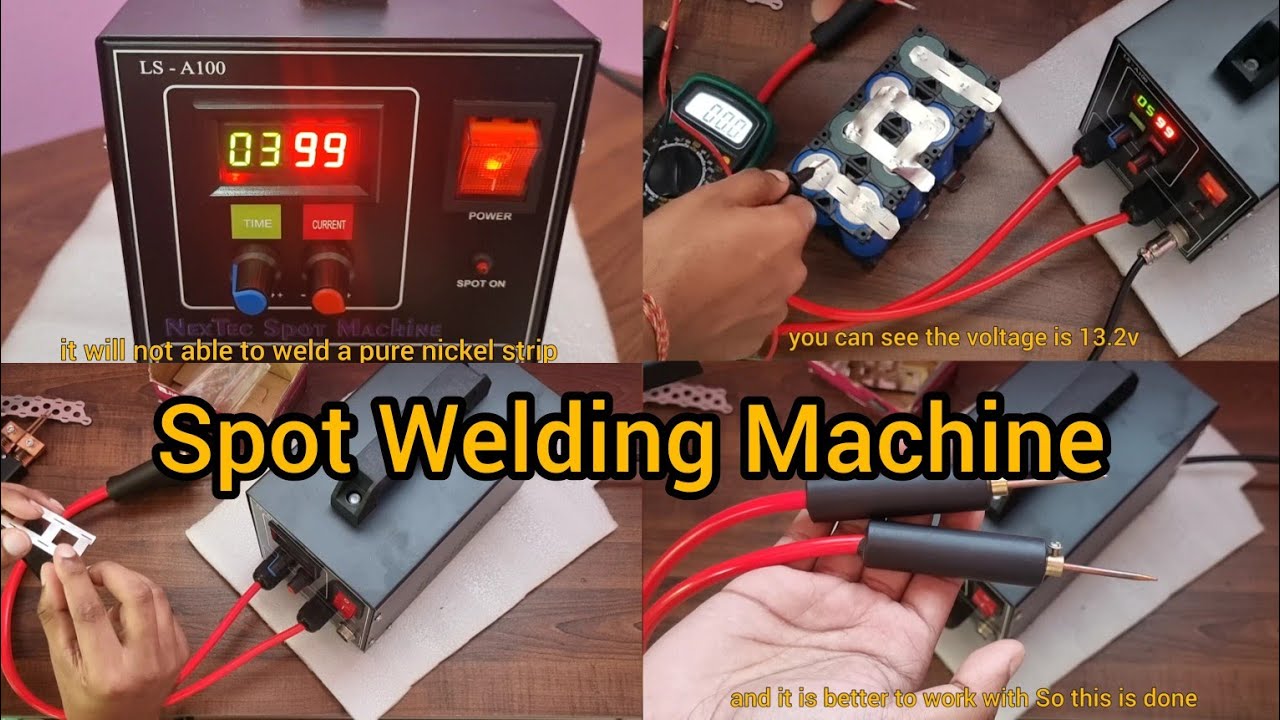 Spot Welding Machine For Lithium Battery Manufacturing #lithiumbattery ...