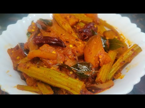Nuggekai badanekayi palya | nugge badane palya| Brinjal drumstick curry ...