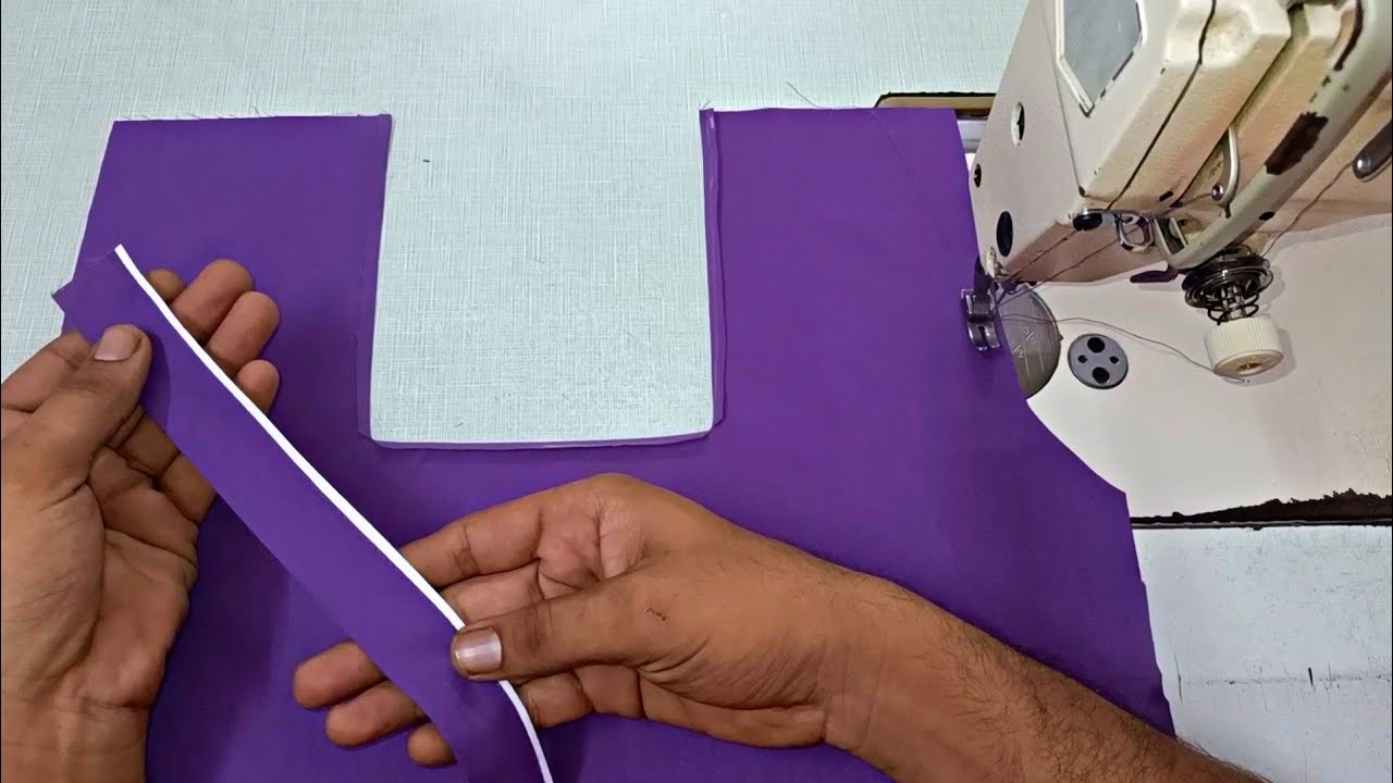 Easy way to sew neck Design / neck design - YouTube