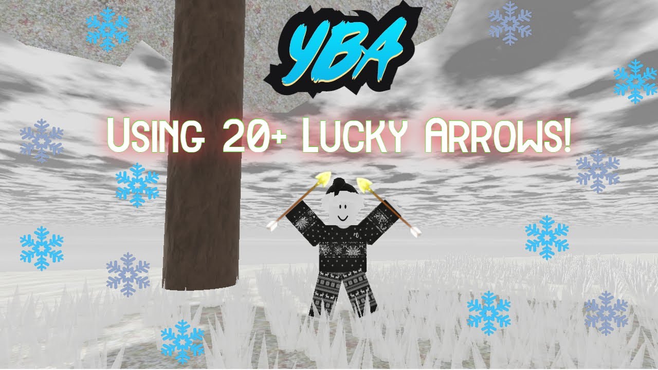[YBA] Using 20 LUCKY ARROWS CHRISTMAS UPDATE! - YouTube