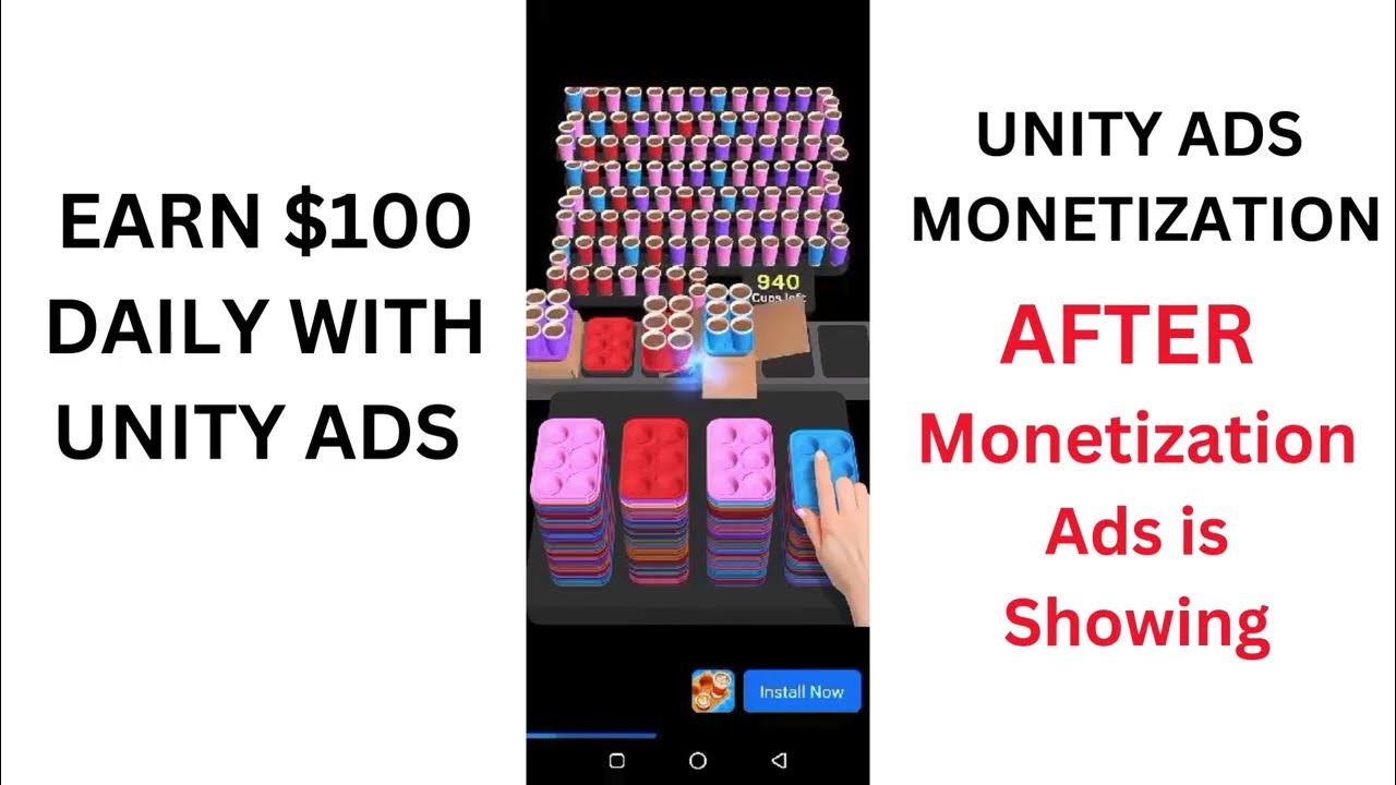 Unity ads - EARN $100 DAILY 2025? | Unity Advertisement Earnings - YouTube