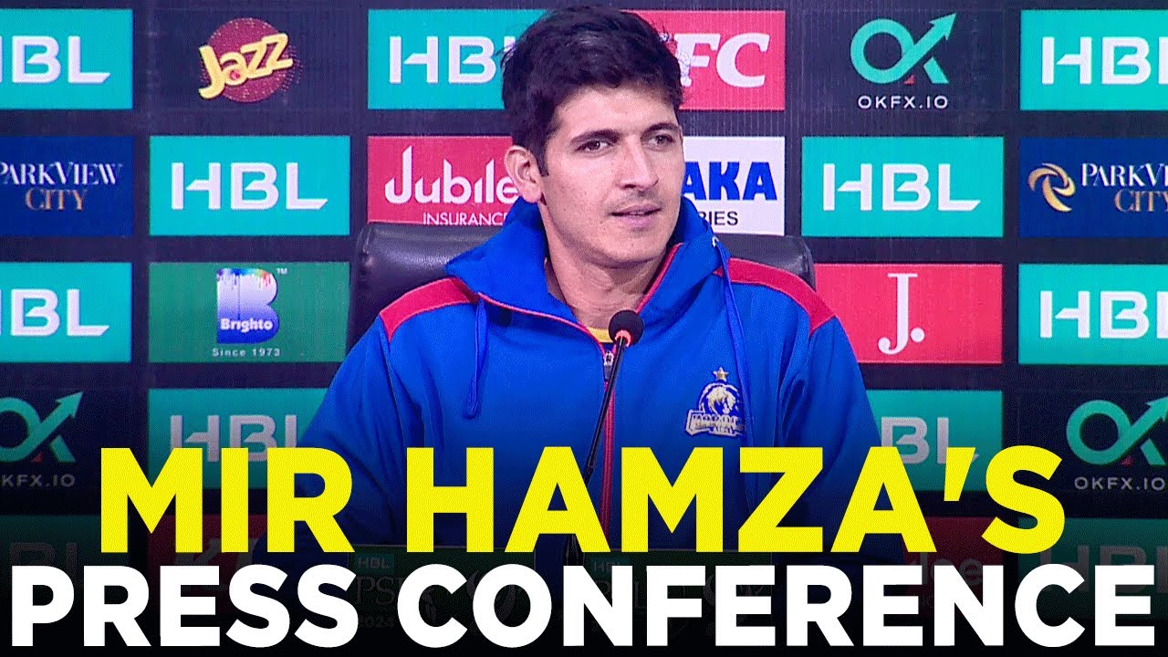 Mir Hamza's Press Conference | Lahore Qalandars vs Karachi Kings | Match 10 | HBL PSL 9 | M2A1A ...