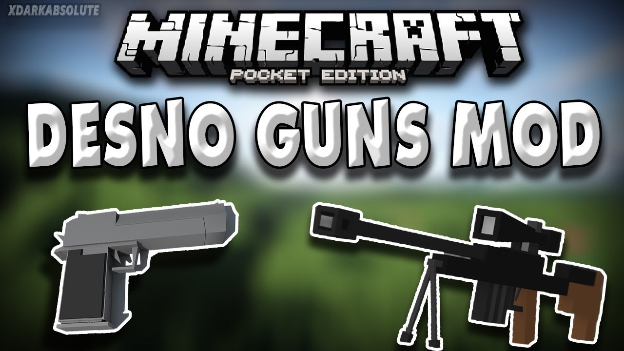 Minecraft Pocket Edition | DESNOGUNS MOD! (Rockets, Flame Guns & More ...