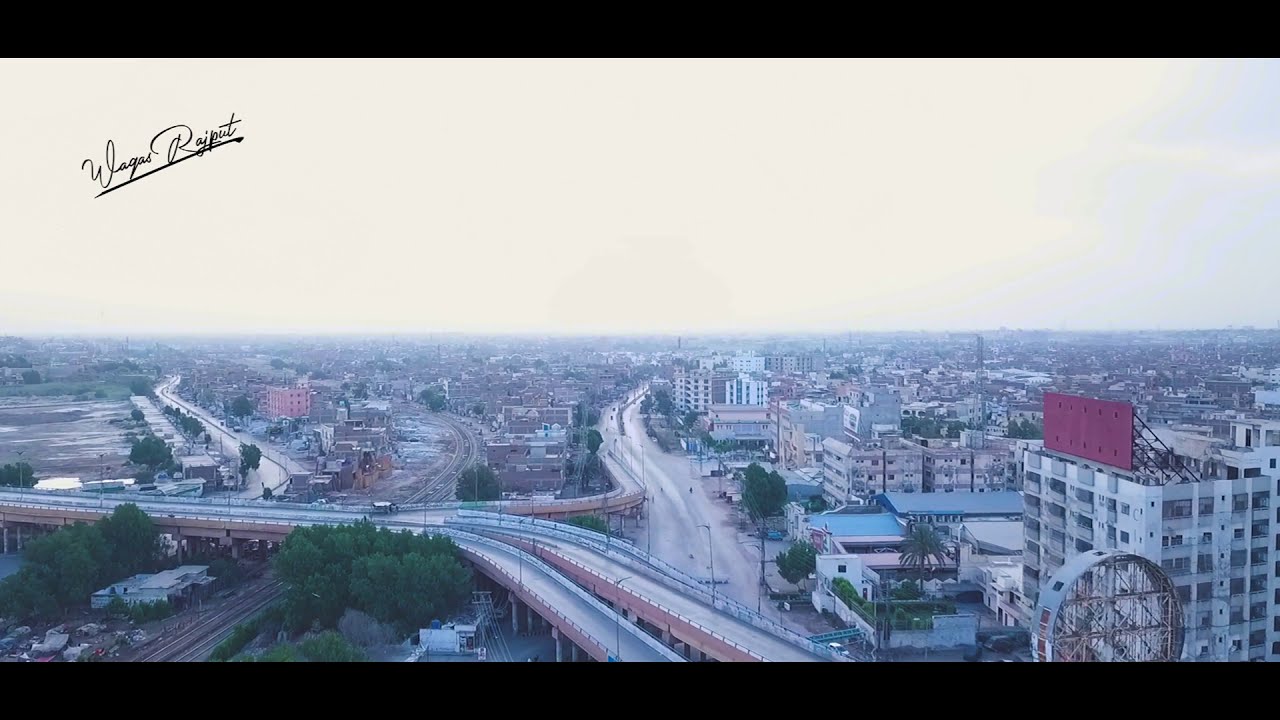 Aerial View Hyderabad Pakistan - YouTube