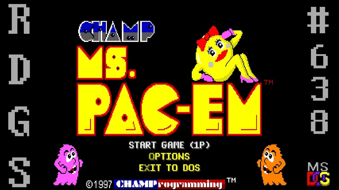 Random DOS Game Show #638: CHAMP Ms. Pac-Em (1996) - YouTube