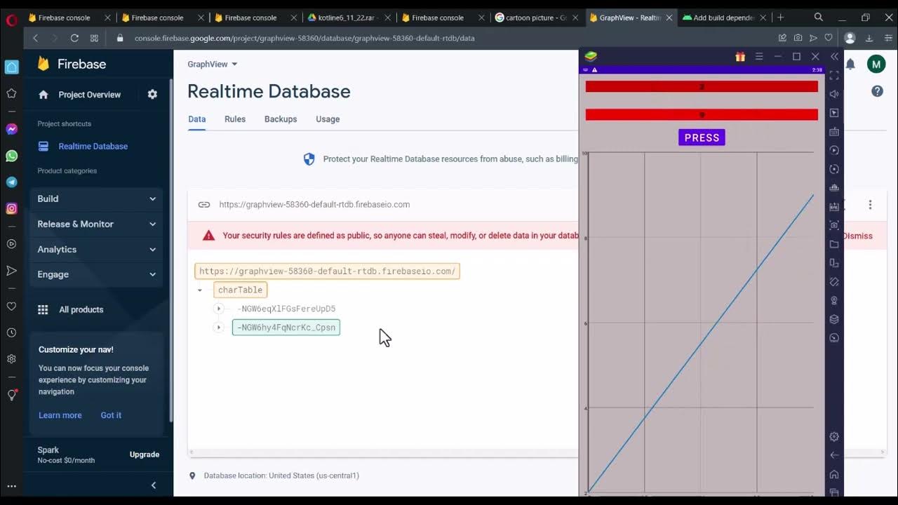 GraphView in android Studio - YouTube