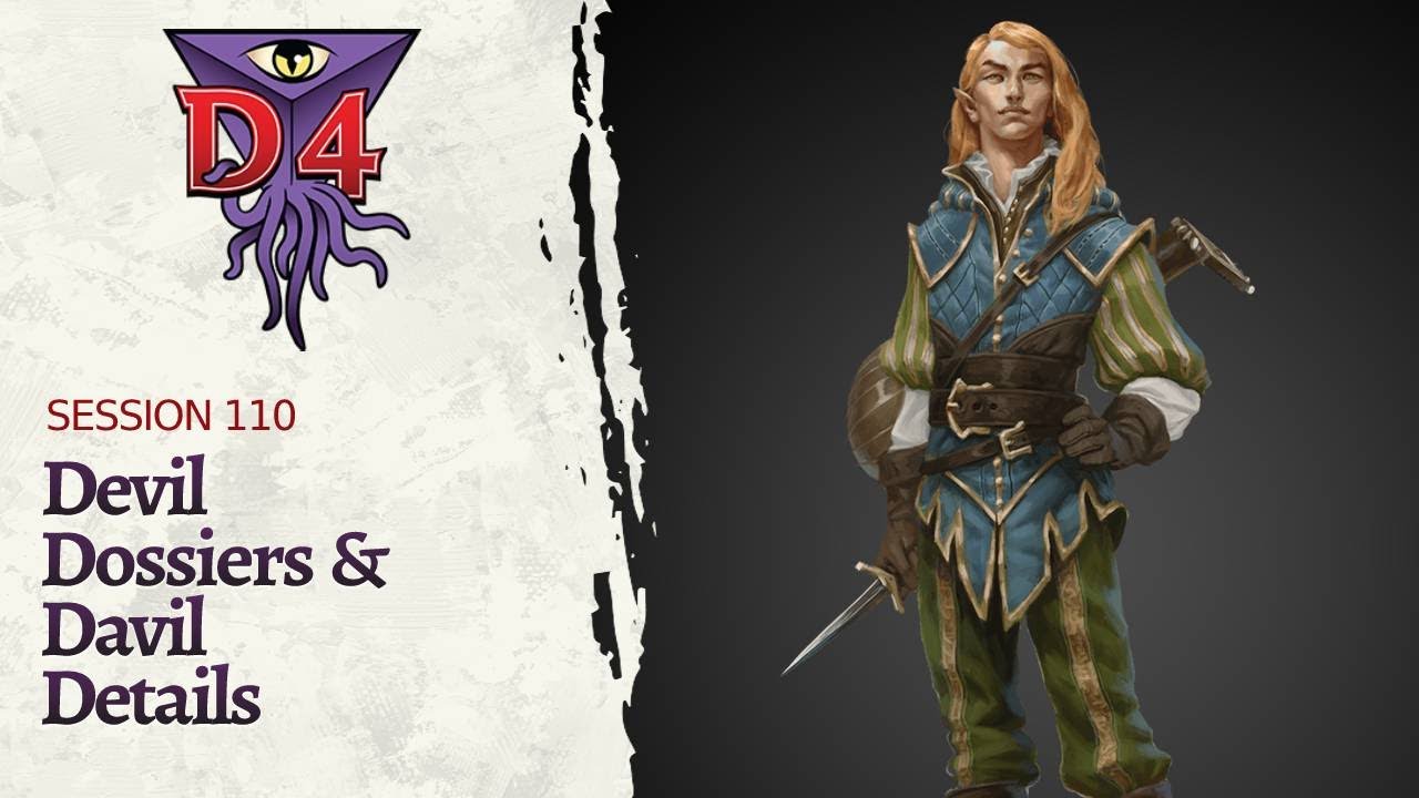 D4 DnD Session 110- Devil Dossiers & Davil Details - YouTube