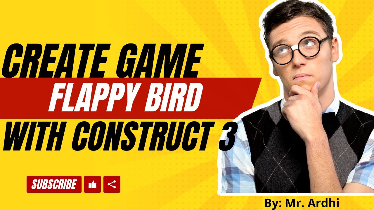 Membuat game flappy bird menggunakan construct 3 | part.1 - YouTube