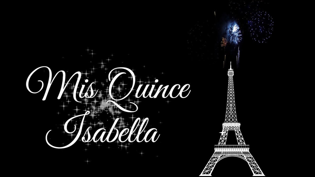 MIS QUINCE ANOS custom animated digital gobo by Projectorgram - YouTube