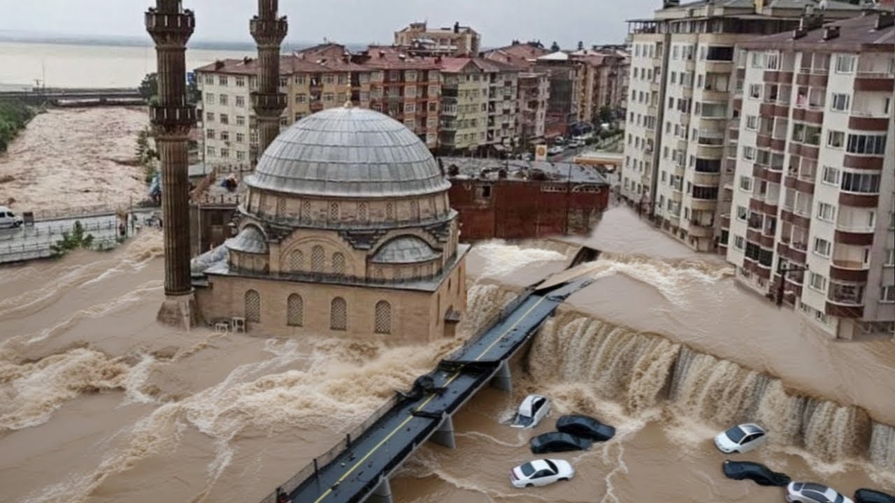 6 minutes ago, Chaos in Italy ! Severe flooding paralyzed Sicily in ...