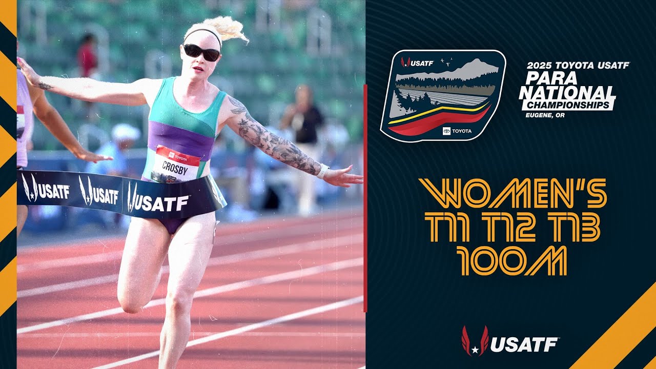 Women's 100m T11, T12, & T13 Classes at the 2025 Toyota USATF Para ...