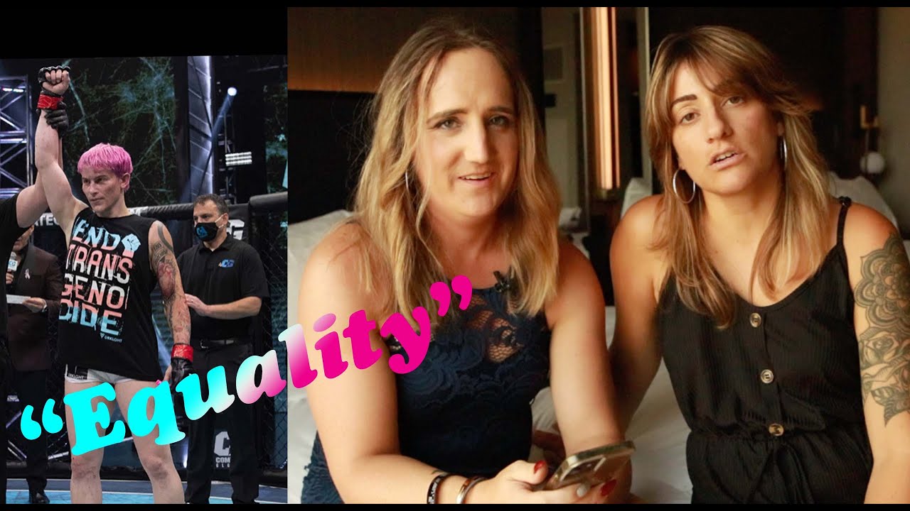 Trans woman and Lesbian React: Trans MMA fighter Beats up Woman in ...