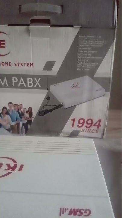 GSM PABX Intercom telephone System for home use. - YouTube