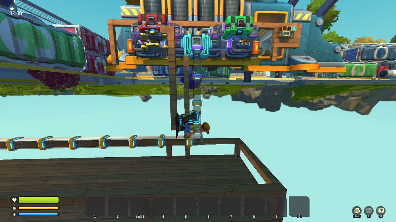 Underground Pipe Parking Station - Scrap Mechanic Survival - YouTube