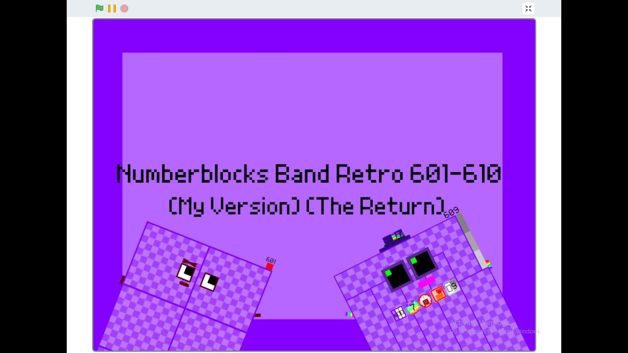Numberblocks Band Retro 601-610 (My Version) (The Return) - YouTube
