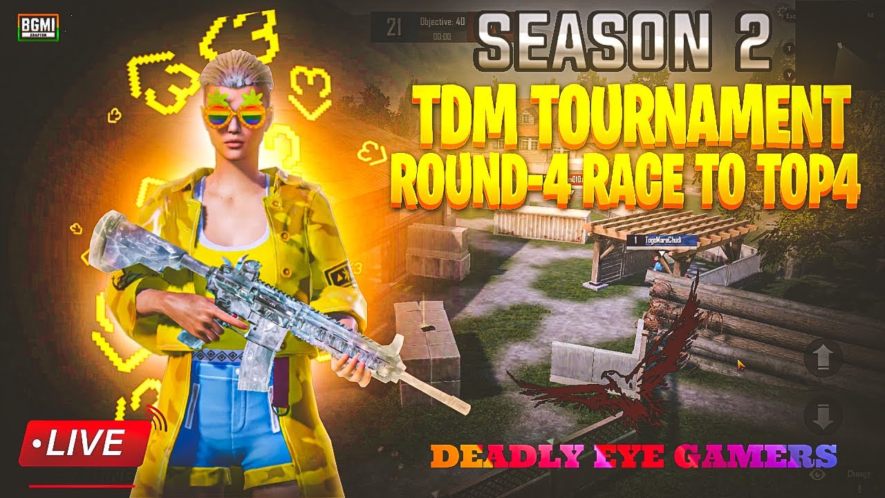 SEASON 2 TDM TOURNAMENT | ROUND- 4 | TDM ROOM @DAY 72 | By- Deadly Eye ...