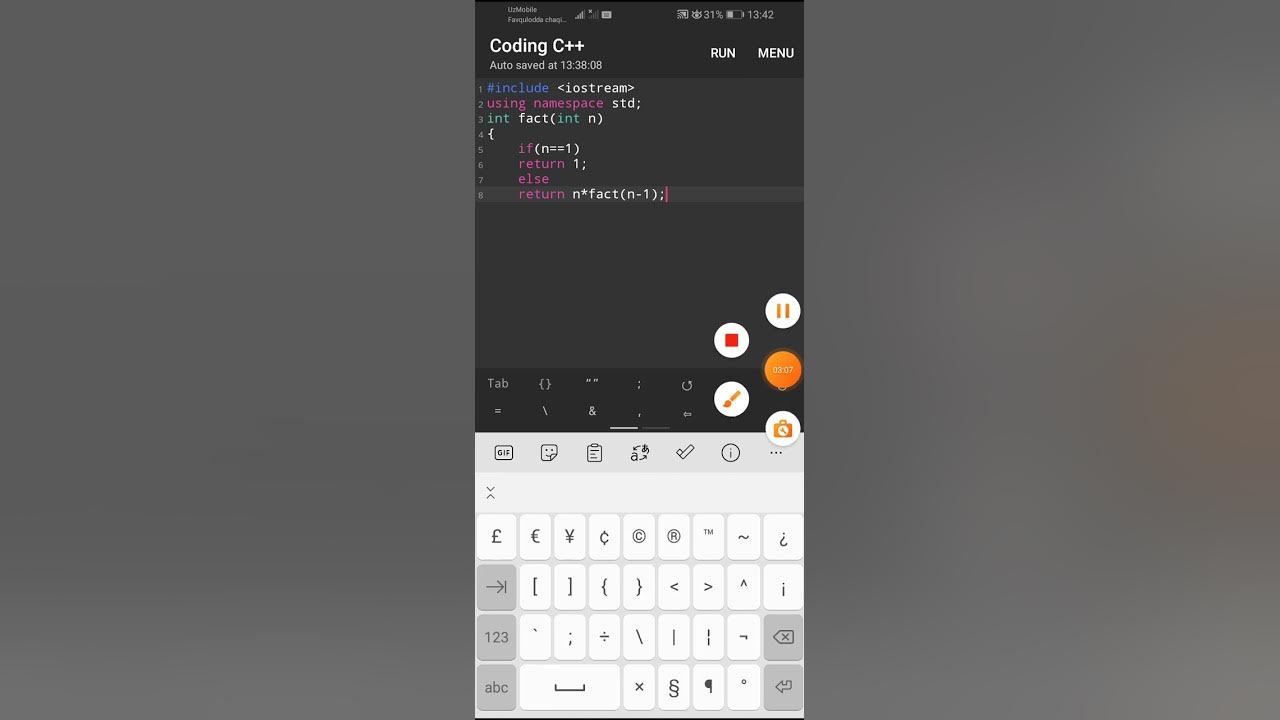 dasturlash 1 fanidan 2-mustaqil ish - YouTube