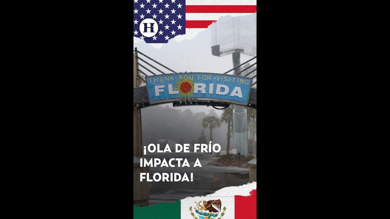 ¡Inusual ola de frío en Florida! Evento de Norte provoca nevadas y ...