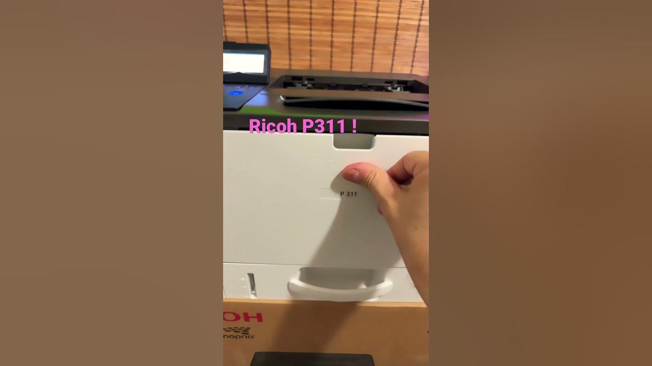 Novidade Ricoh P311 ! - YouTube