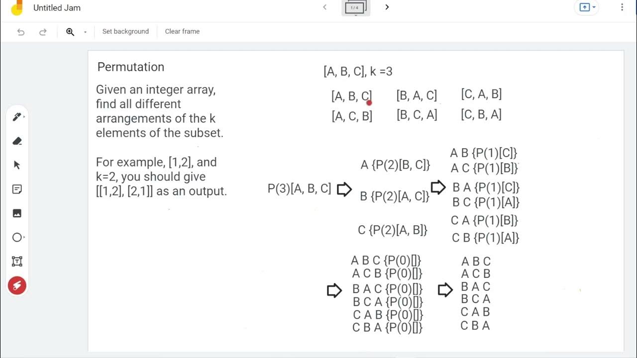 Permutation And Combination Python Recursion Youtube