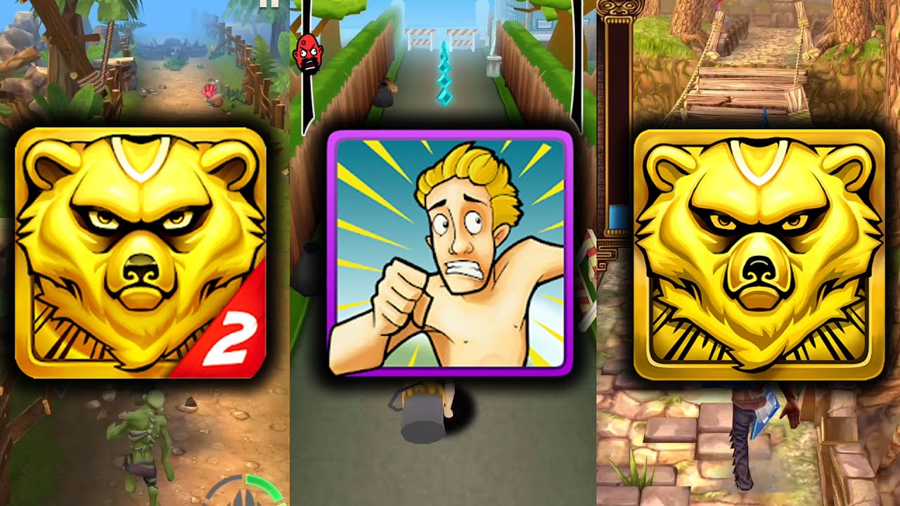 Spirit Run 2 Temple Zombie Vs Streaker Run Vs Spirit Run - YouTube
