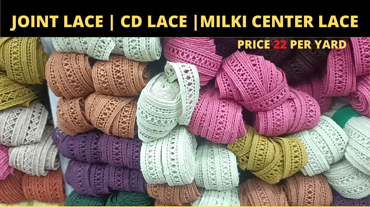 JOINT LACE ONLINE | CENTER LACE ONLINE | CD LACE COLORED ONLINE | LACE ...