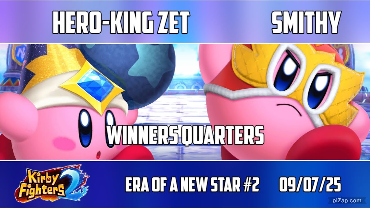 Hero-King Zet (Bomb) vs Smithy (Wrestler/Yo-Yo) Kirby Fighters 2 ...