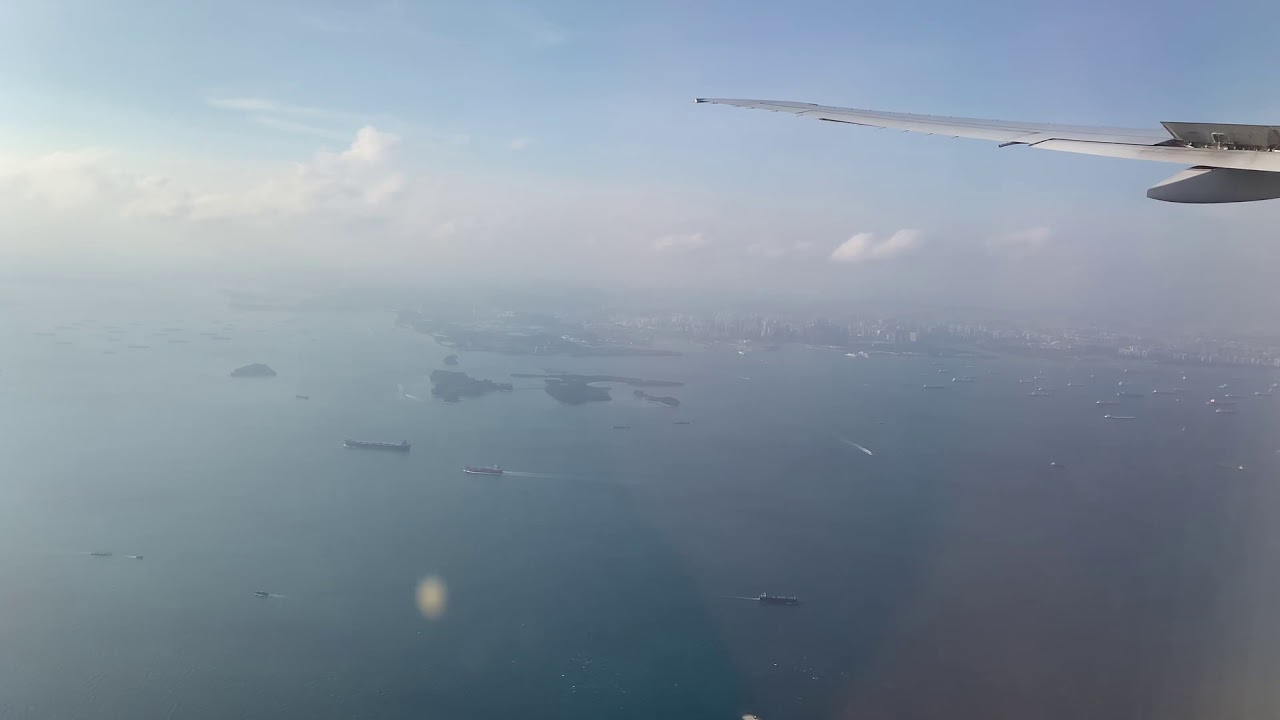 01/03/2020 BA 15 LHR-SIN LANDING (British Airways Flight 15 to ...