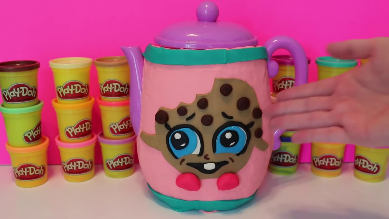 GIANT BIG SHOPKINS Surprise Play Doh Teapot / Disney Toys MLP Fashems ...