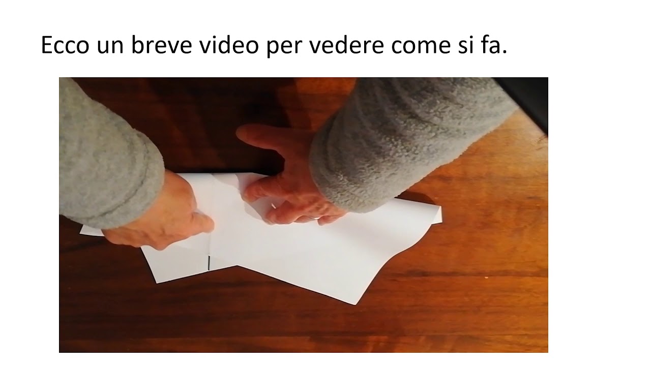 Gli angoli (3- costruire angoli retti con le piegature) - YouTube