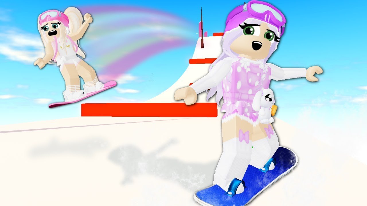 SNOWBOARD Obby With IamSanna! (Roblox) - YouTube