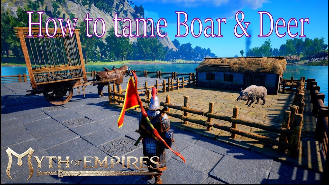 Myth of Empires Boar & Deer Tame - YouTube