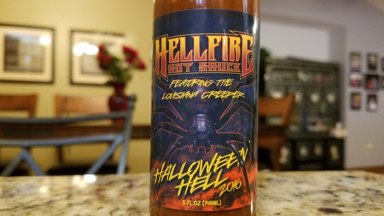Hellfire Hot Sauce "Halloween Hell 2016" Featuring the Louisiana Creeper - YouTube