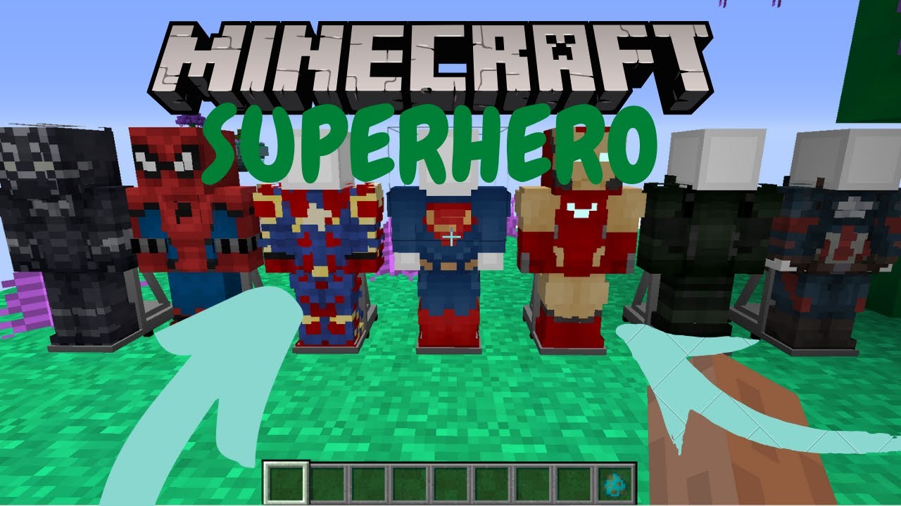 Minecraft Superhero Mod - Marvel vs DC (part.1) - YouTube