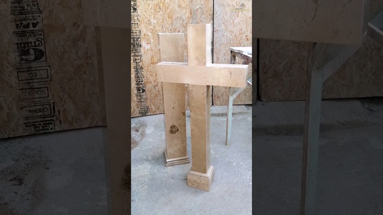 CRUZ de MÁRMOL para LÁPIDA ️ / MARBLE cross tombstones / granite ideas ...