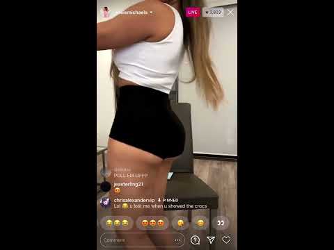 Sheismichaela shaking 🍑 on live 💦 💦