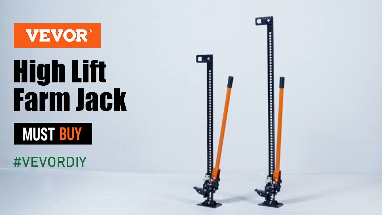VEVOR High Lift Farm Jack, 48" Utility Farm Jack, 7000 lbs Capacity ...