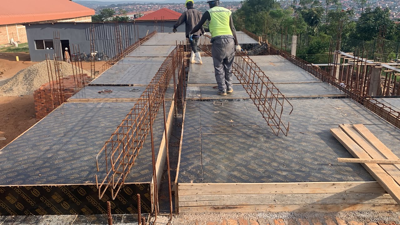 How _is this Worker move Up steel Beam to the 2nd Level||techniques Of ...