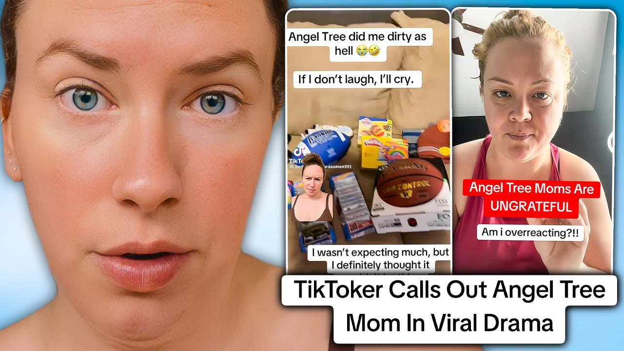 TikToker Calls Out Angel Tree Mom In Controversial Video - YouTube