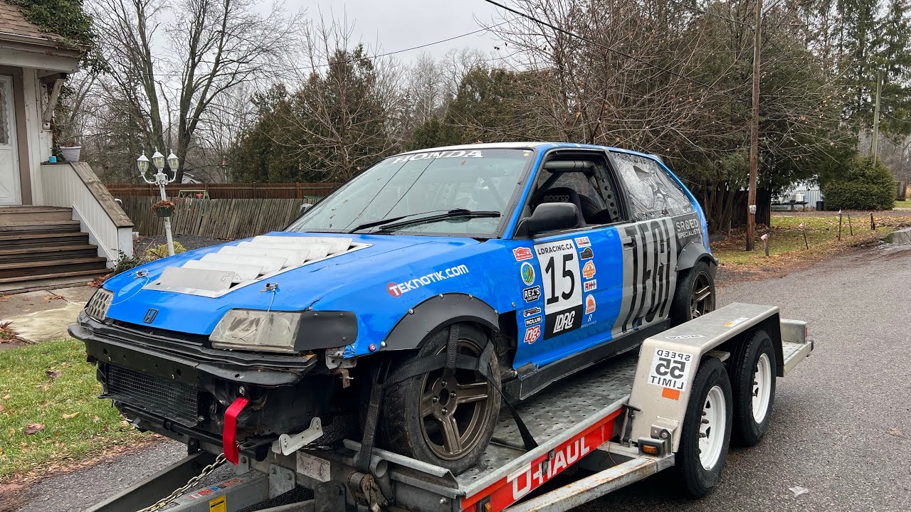 We Just Bought a New Race Car 1991 EF CIVIC B16A - YouTube