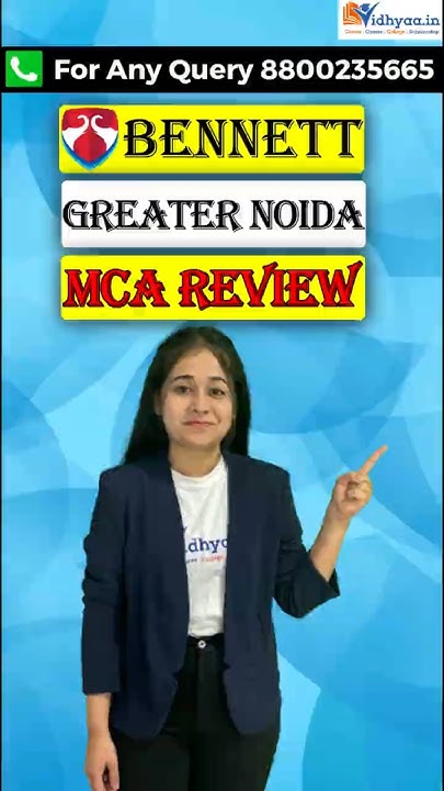 Bennett University Greater Noida MCA Course Review 2025 | Admission Process | Placements | Fees ...