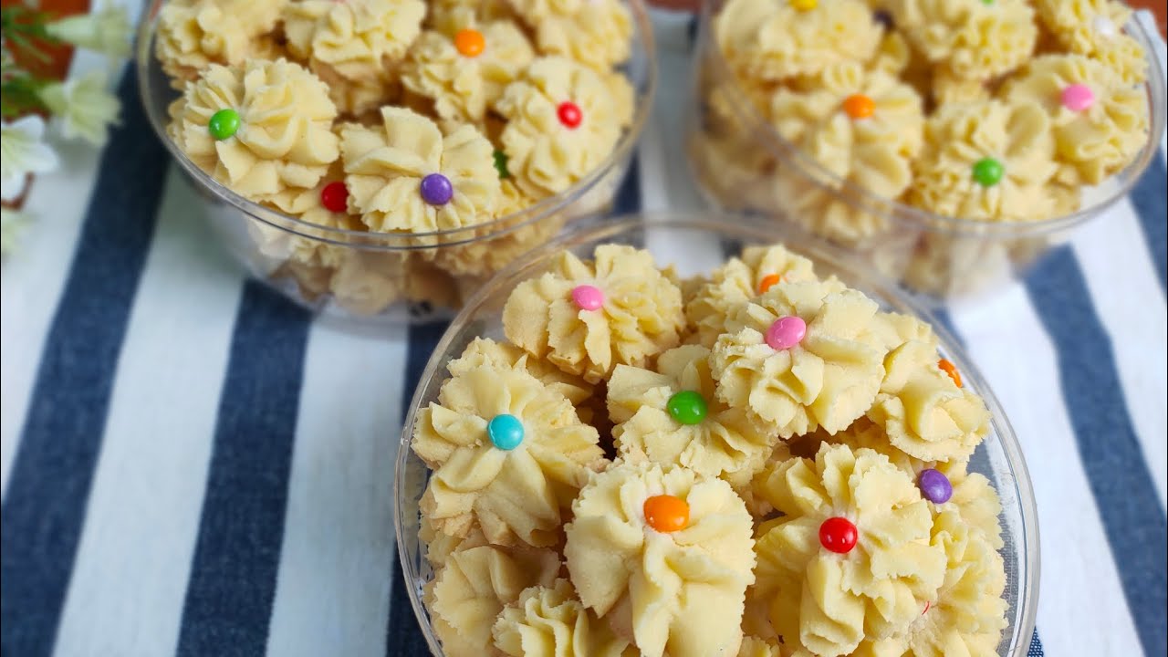 Resep Kue Kering Semprit | kukis cokies - YouTube