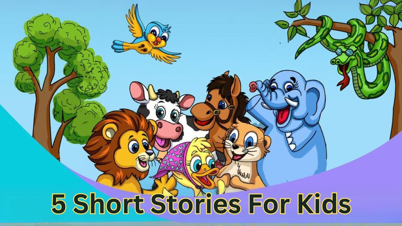 5 Short Stories for Kids | Children's books read aloud - YouTube