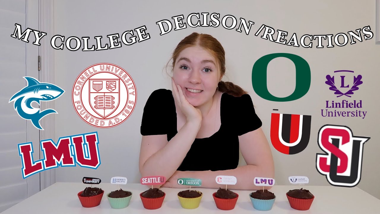 COLLEGE REVEAL: decision, reactions, advice, regrets, and more - YouTube