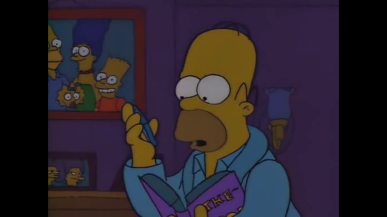 The Simpsons Homer DIES (must see) - YouTube