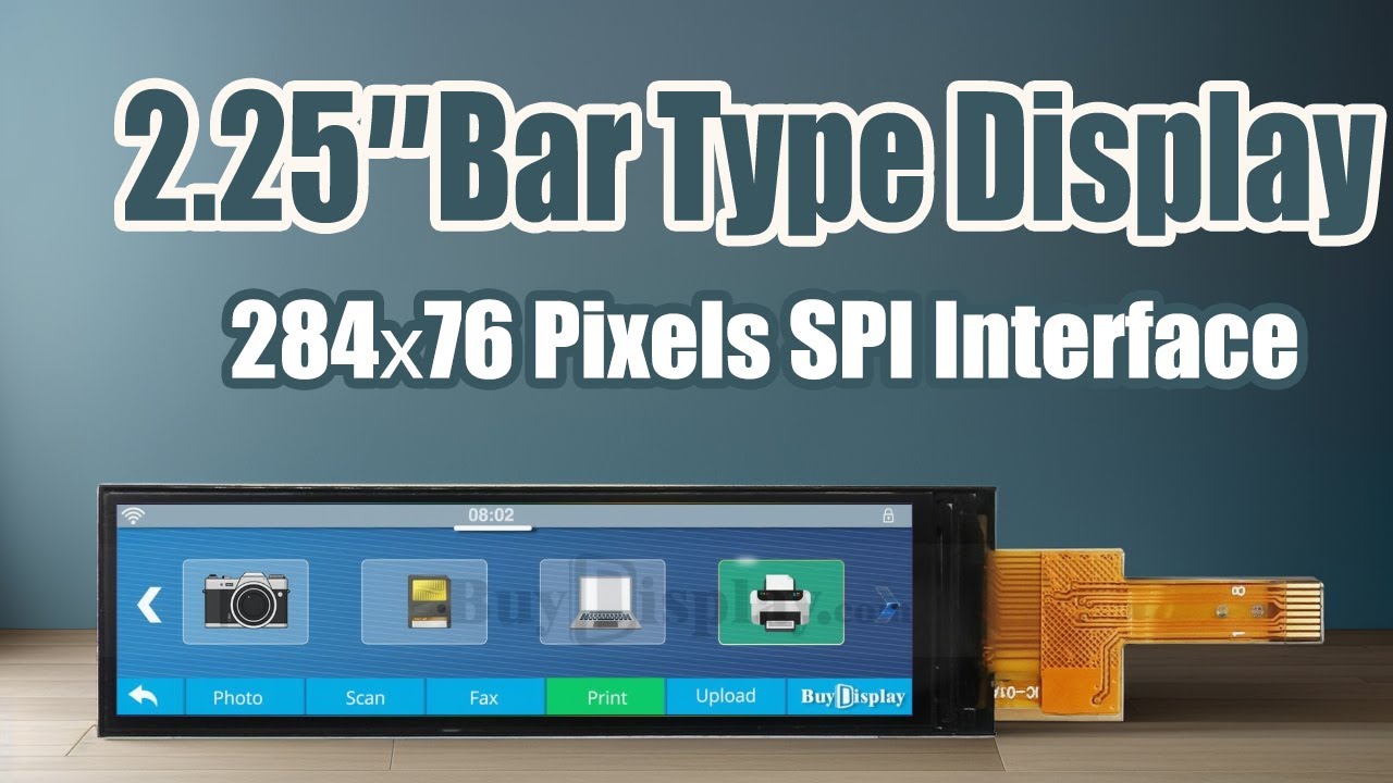 2.25 inch TFT Serial SPI 76x284 LCD Display Module w/ST7789P3 - YouTube